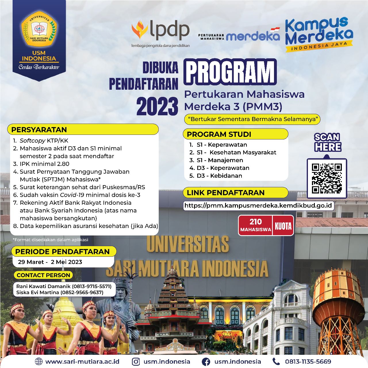 Program Pertukaran Mahasiswa Merdeka 3 – Universitas Sari Mutiara Indonesia