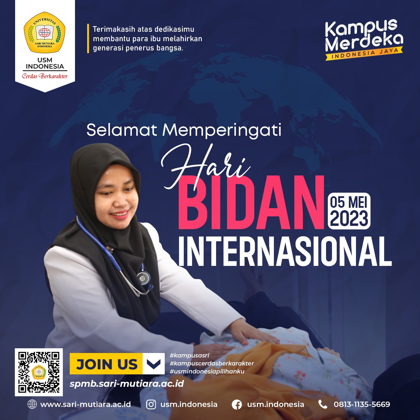 Memperingati Hari Bidan Internasional 2023 – Universitas Sari Mutiara ...