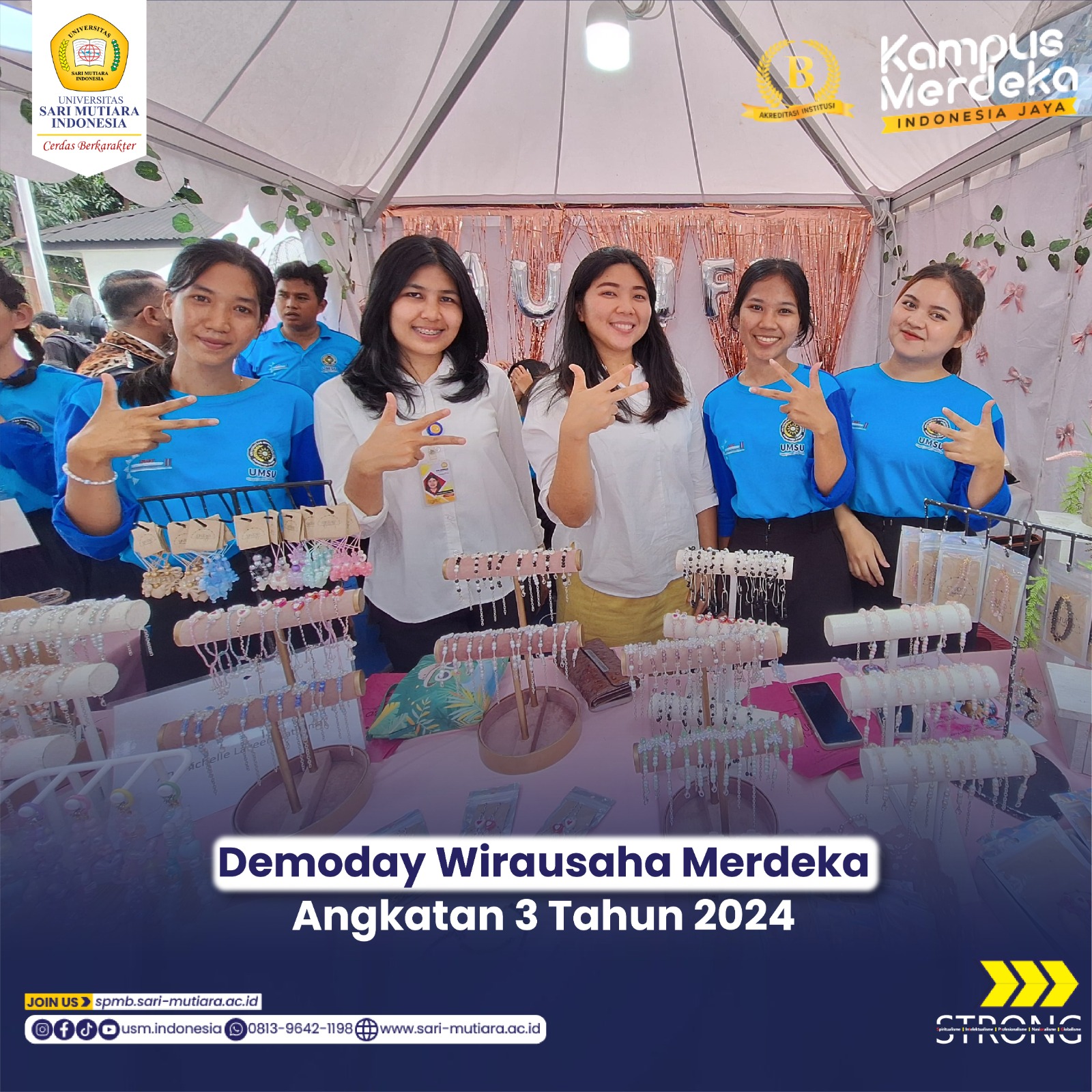 Demoday Wirausaha Merdeka Angkatan 3 Tahun 2024 – Universitas Sari Mutiara Indonesia