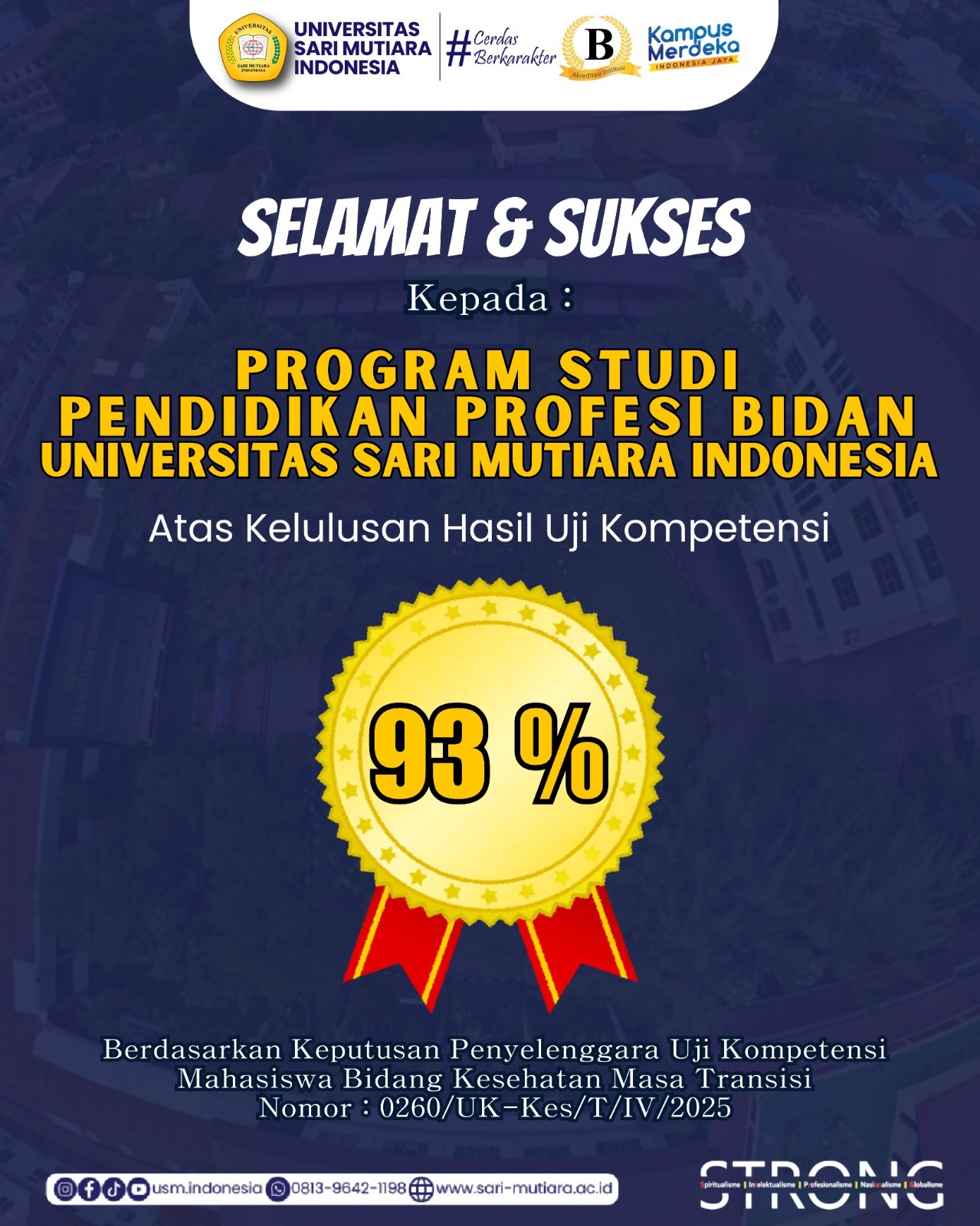 🎉 SELAMAT & SUKSES! 🎉Kepada Program Studi Pendidikan Profesi Bidan ...