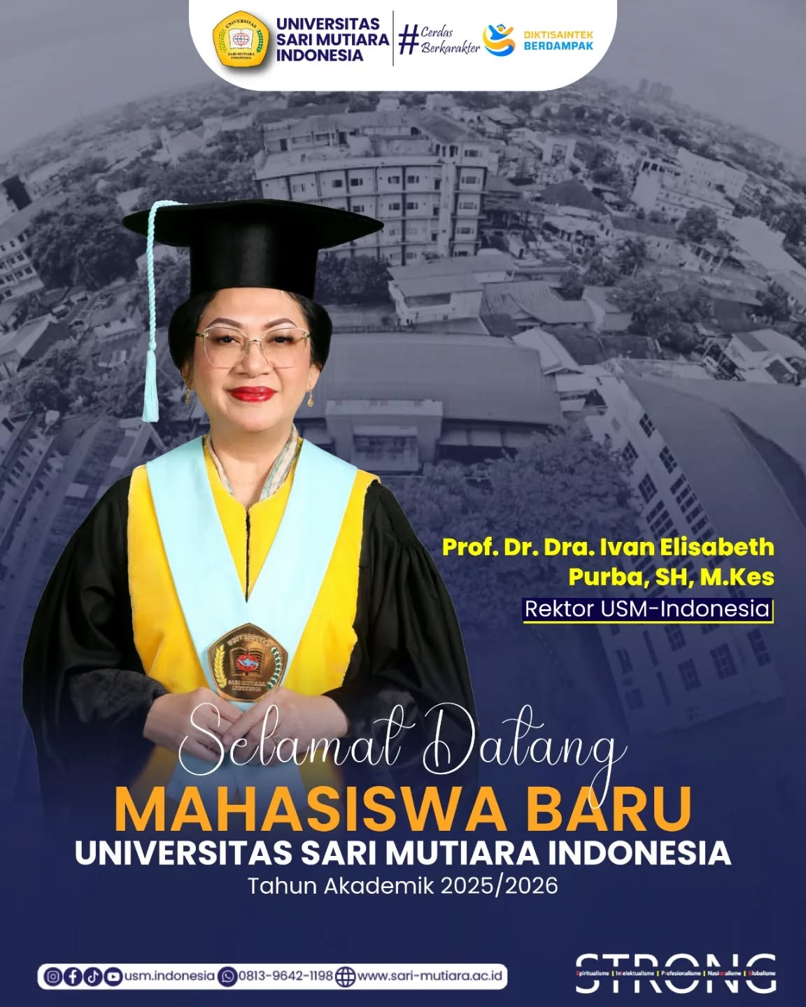 Selamat Datang Mahasiswa Baru Universitas Sari Mutiara Indonesia Tahun ...